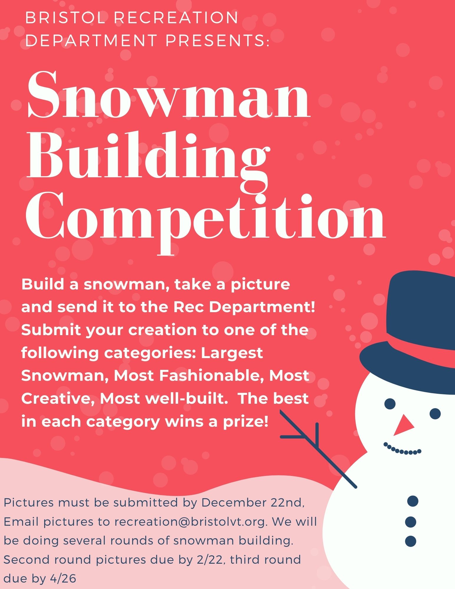 Bristol Is Having A Snowman-Building Contest - MiniBury